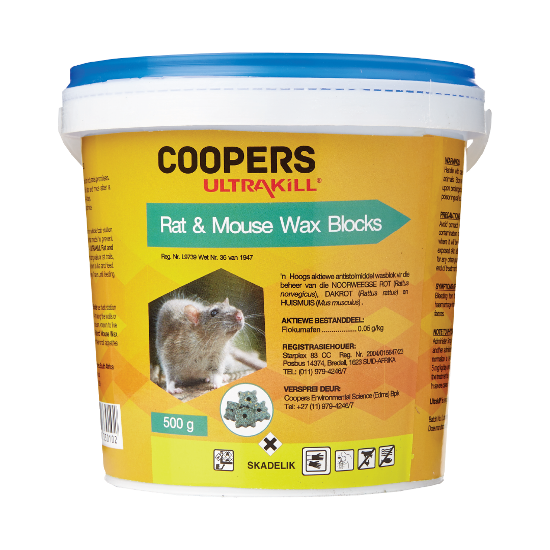 COOPERS ULTRAKILL RAT & MOUSE WAX BLOCKS 500G – bkbonline