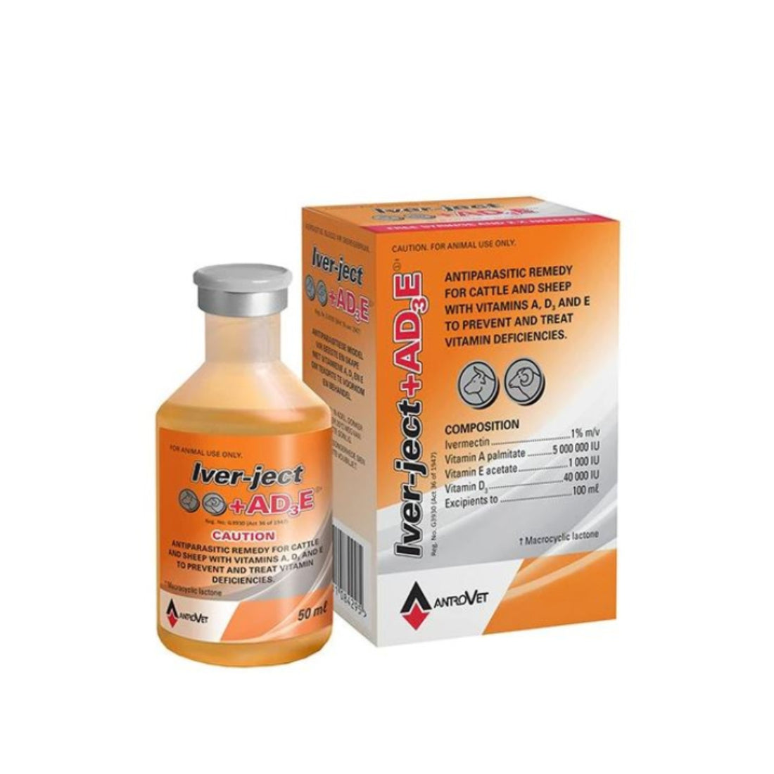ANTROVET IVER-JECT + AD3E 500ML – bkbonline