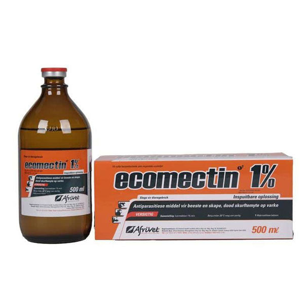 AFRIVET ECOMECTIN 1% INJ 500ML – BKB Online Retail Shop